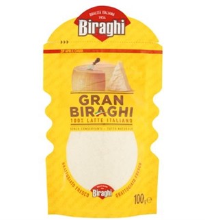 -Formaggio Grattugiato Biraghi Fresco Gr.100 - - Cash & Carry Siderno